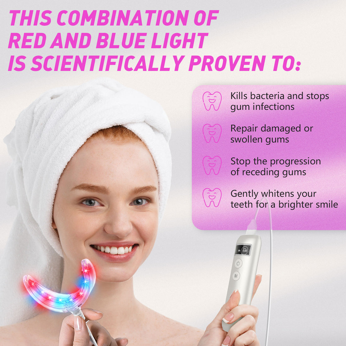 Best Gum Disease Treatment at Home - Red Light Therapy for Teeth and Gums
